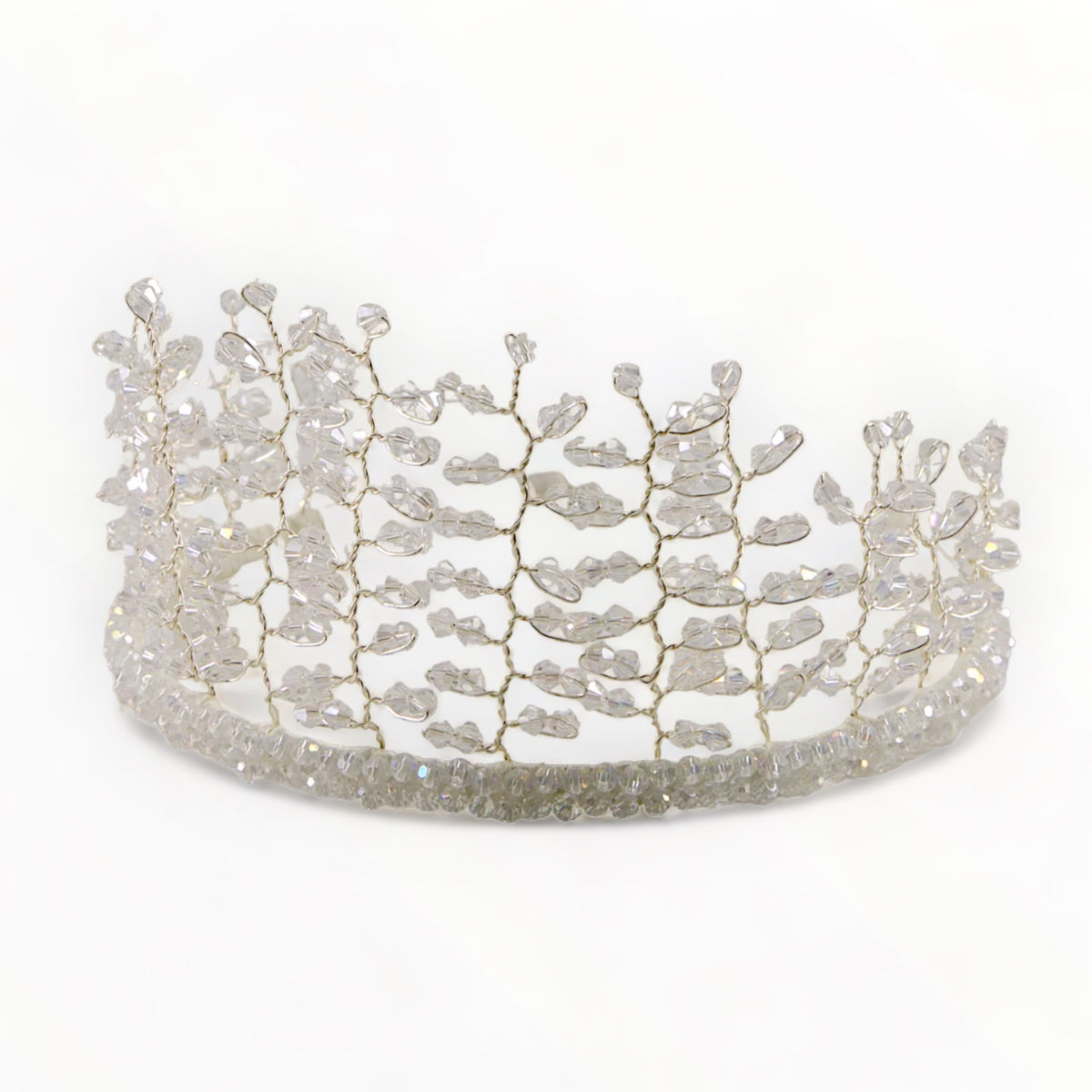 Best Girls Princess Tiaras | Czarina Crown White Crystal Headband ...