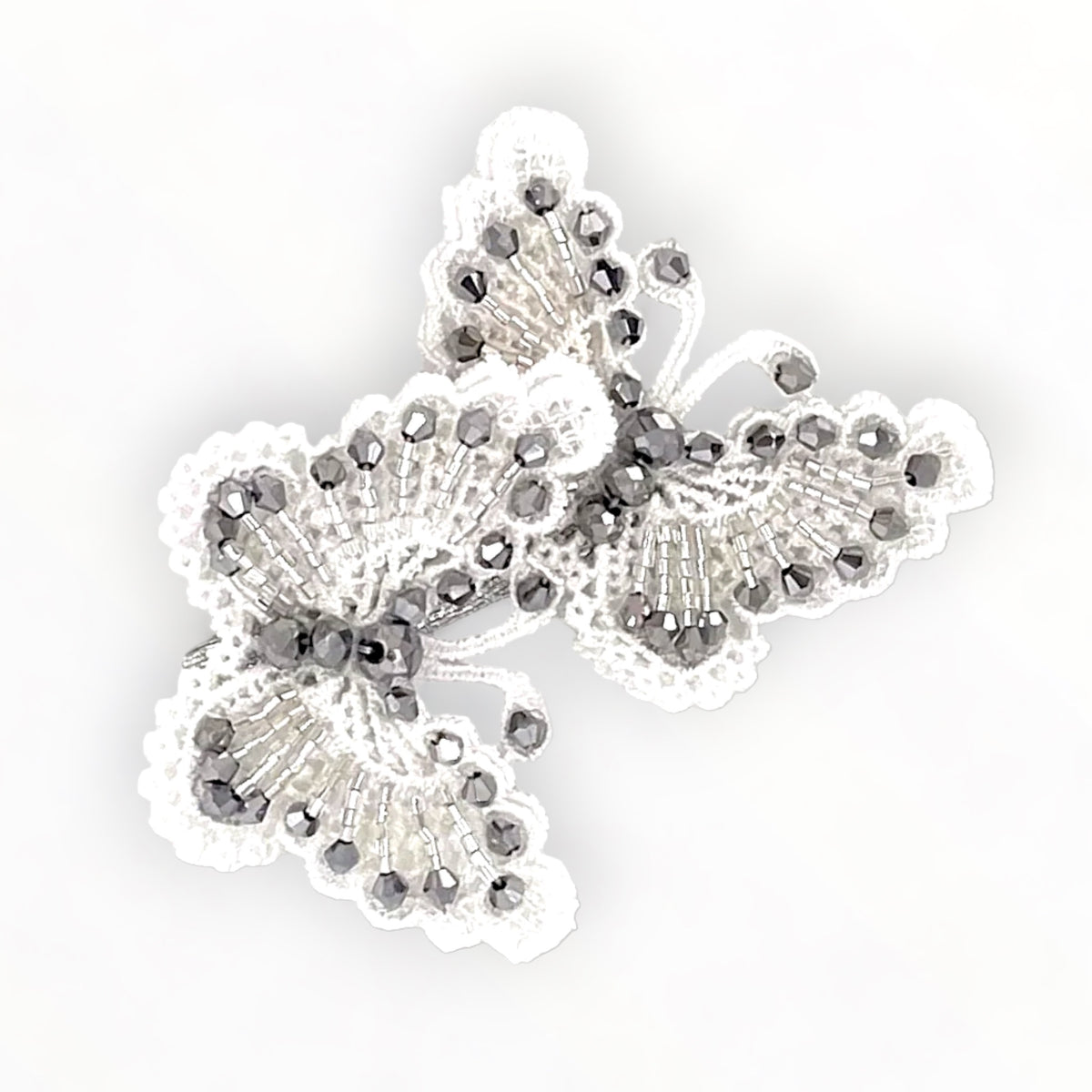 Designer Butterfly Accessories | Wings of Love Silver Butterfly Clip ...