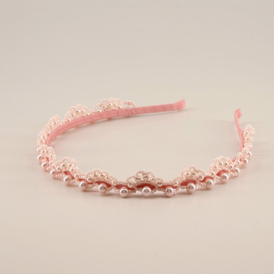 Designer Creda Pink Pearl Headpiece by Sienna Likes To Party – Sienna ...